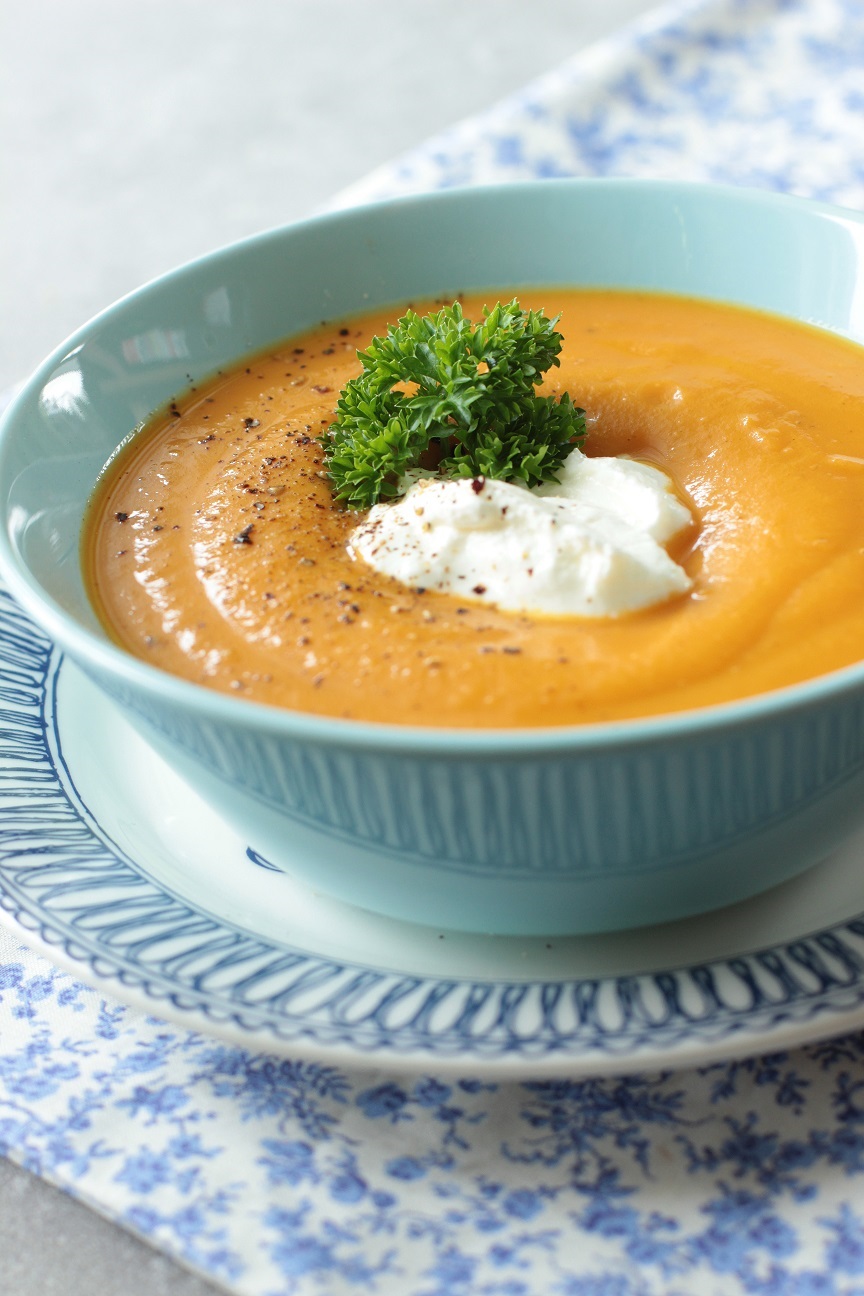 Curry bataattikeitto - Sweet Food O´Mine